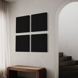 Black Canvas Panel Premium Quality Ready to Use - Etsy