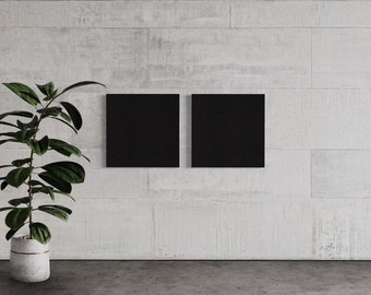 Black Canvas Panel Premium Quality Ready to Use - Etsy