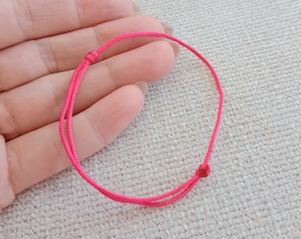 Soft Pink Bracelet, Light Pink String, Fancy Light Pink String, Lucky ...