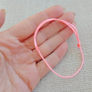 Soft Pink Bracelet, Light Pink String, Fancy Light Pink String, Lucky ...