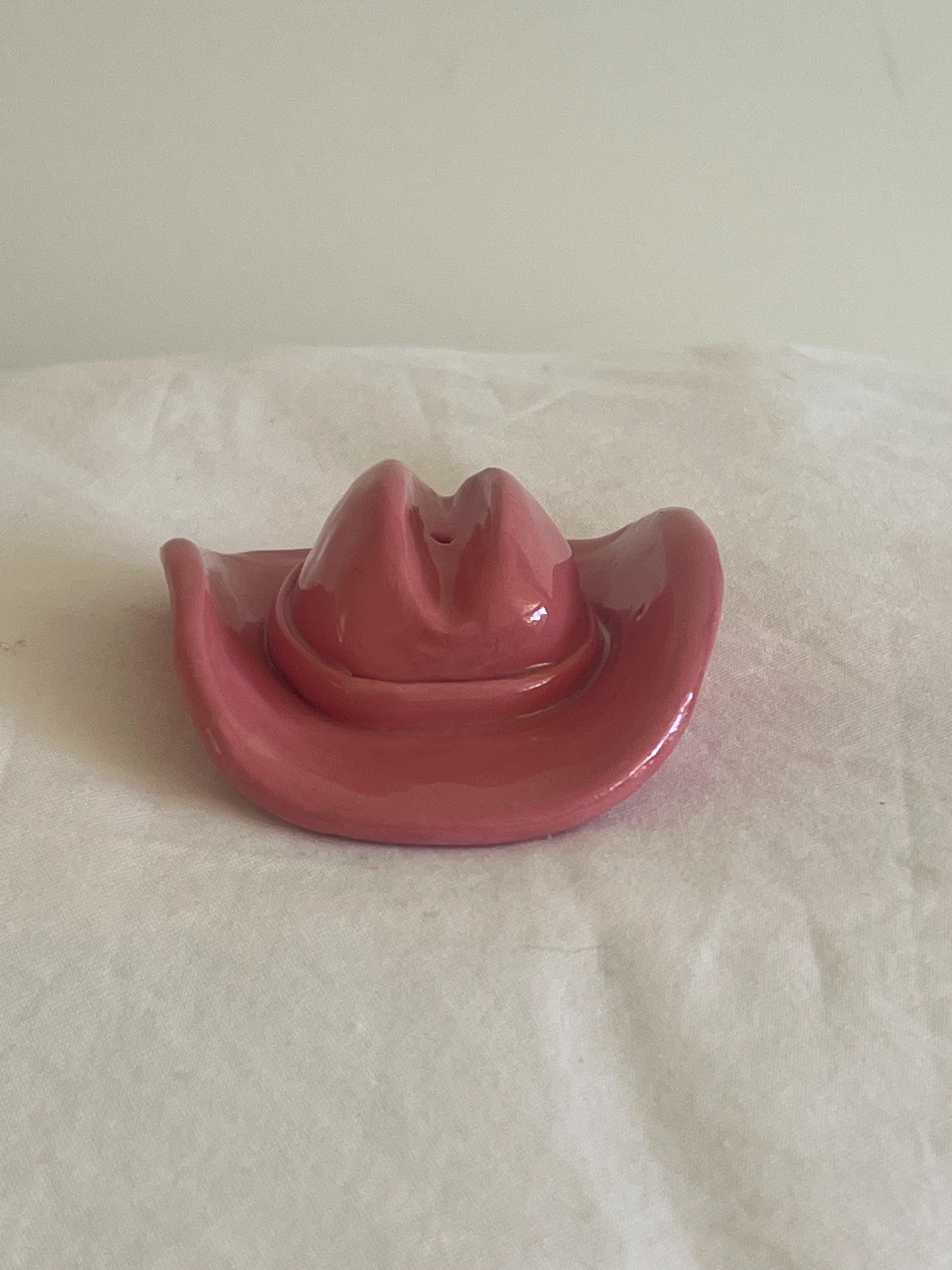 PREORDER: Cowboy Hat Incense Holders Ceramic Handmade - Etsy