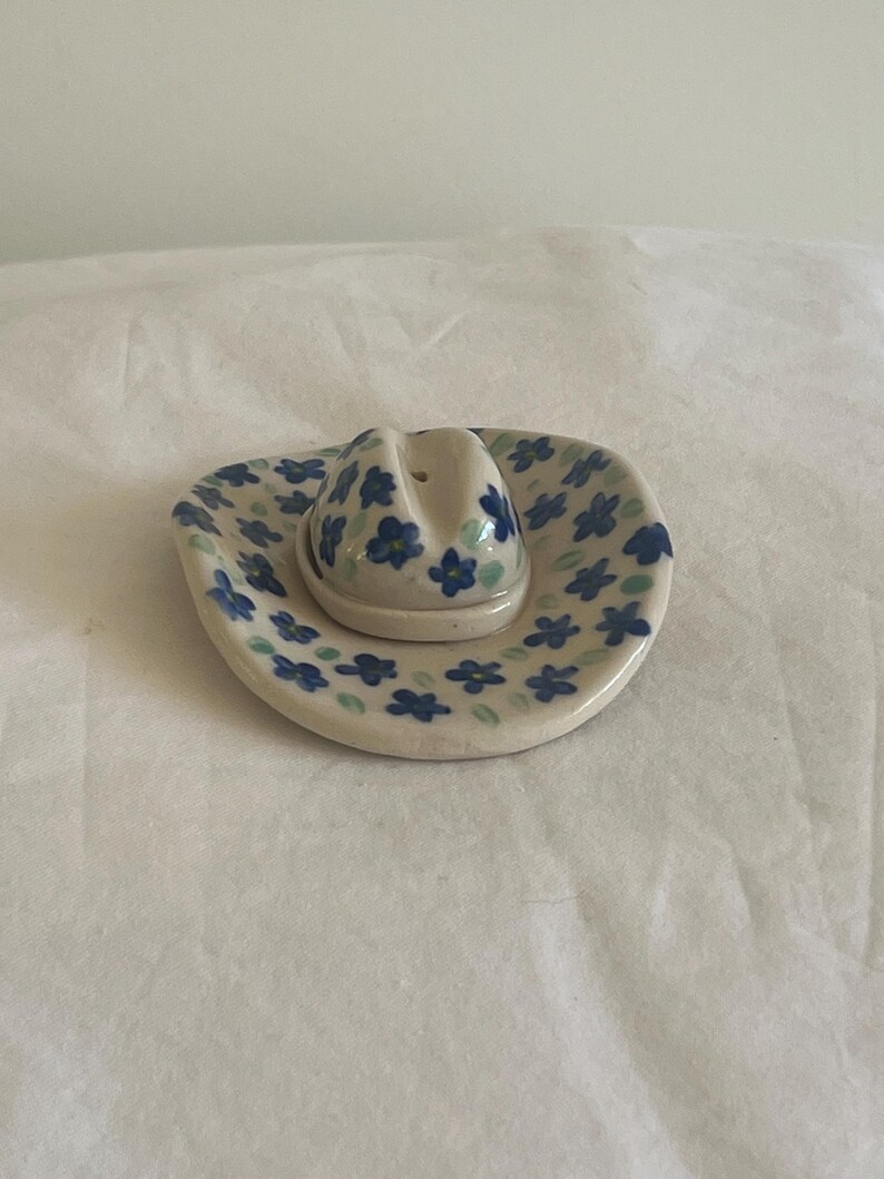PREORDER: Cowboy Hat Incense Holders Ceramic Handmade - Etsy