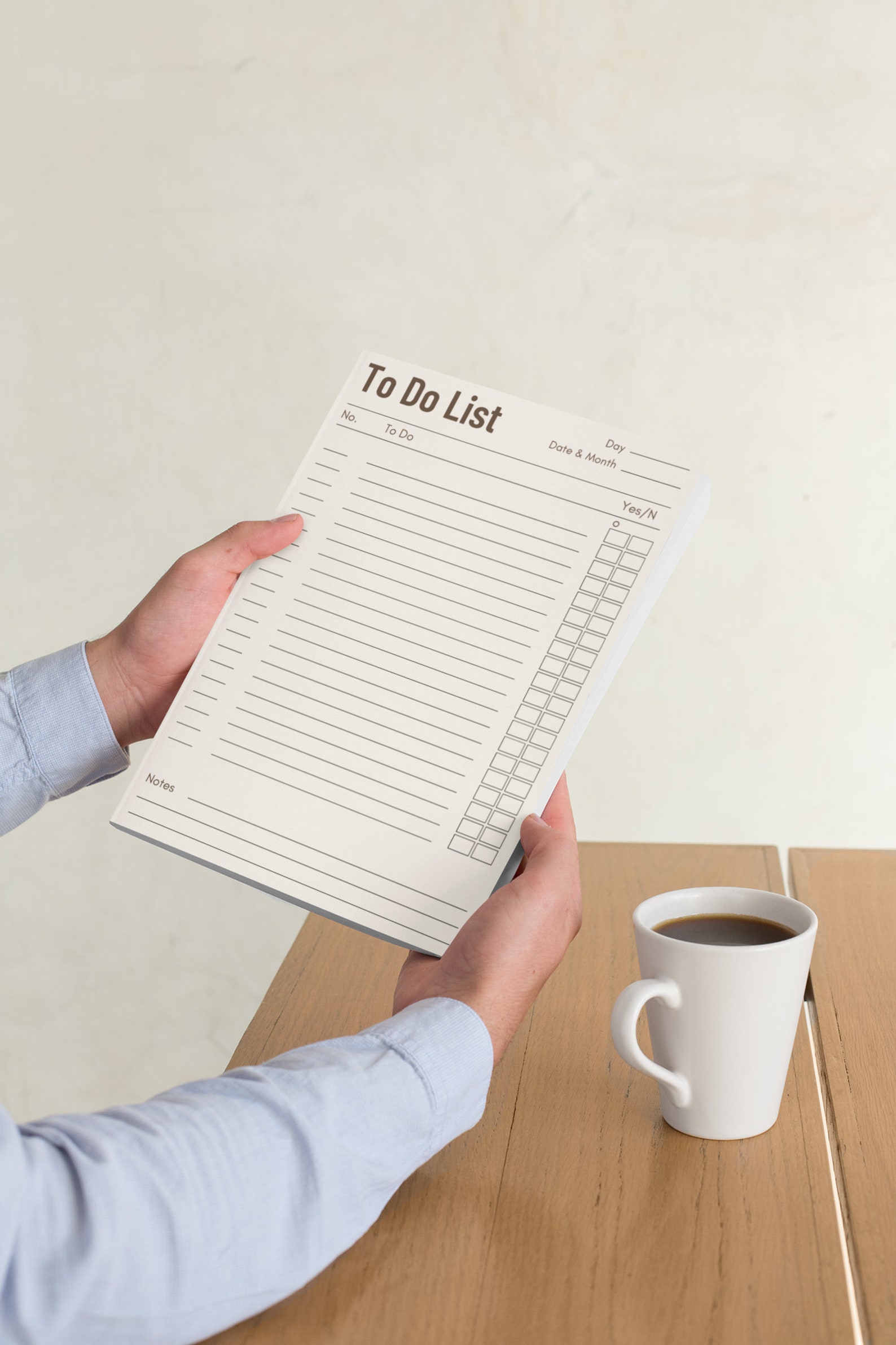 Minimal to Do List , Simple Task Organiser, Printable & Editable PDF A4 ...