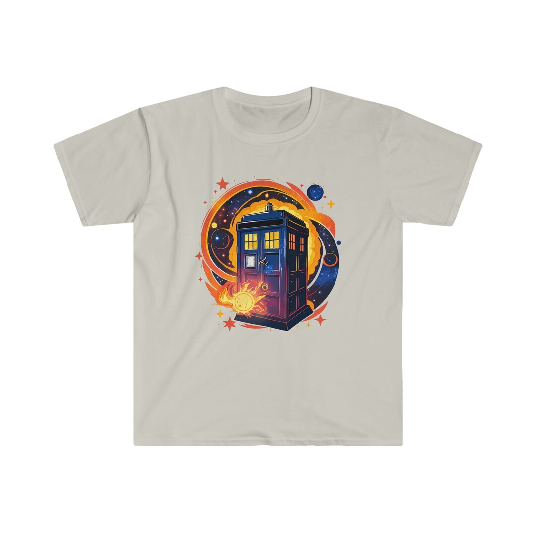 Tardis Designed Shirt, Doctor Who Fandom Shirt, Time Travel Unisex ...