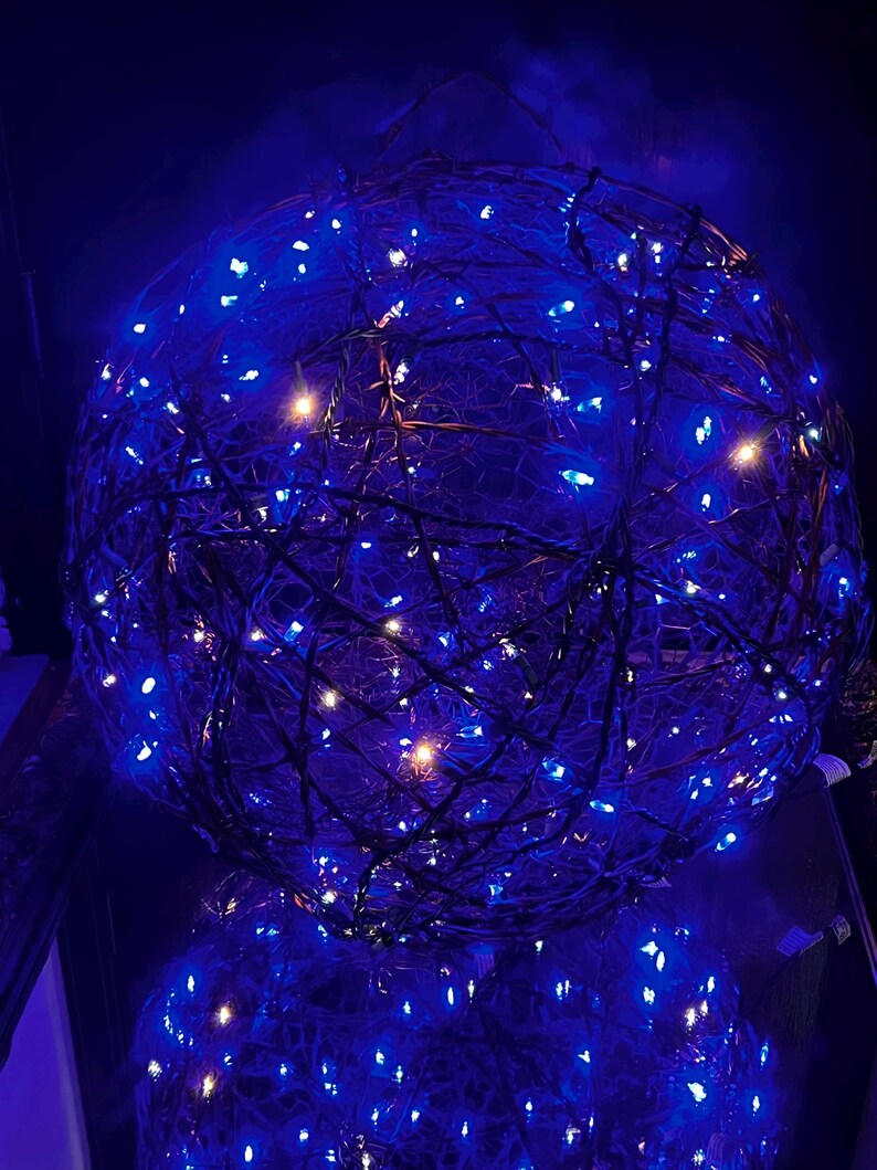 Handmade Barbed Wire Light Sphere – Rustic Farmhouse Decor (lights Not ...