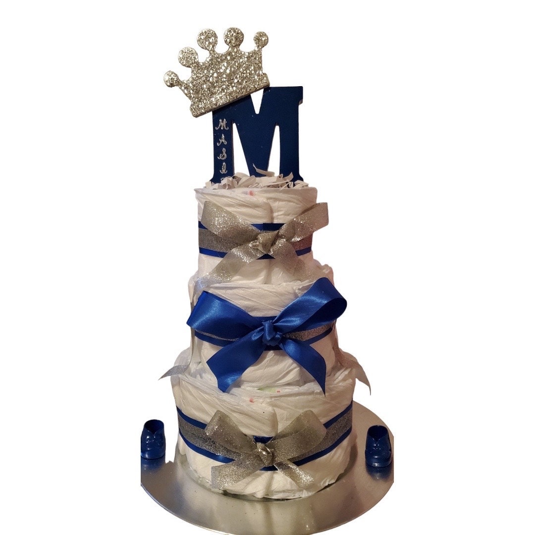 3 Tier Diaper Cake - Etsy