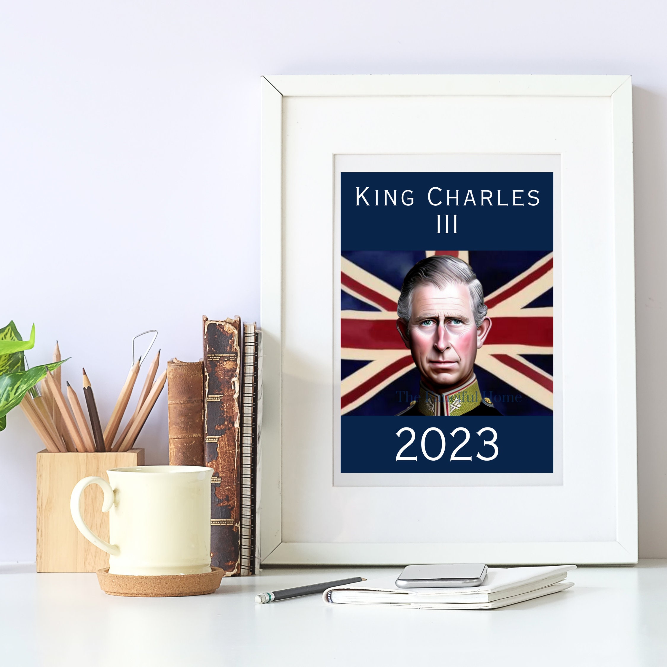 King Charles Coronation Art Print Set, Printable Coronation Decor ...