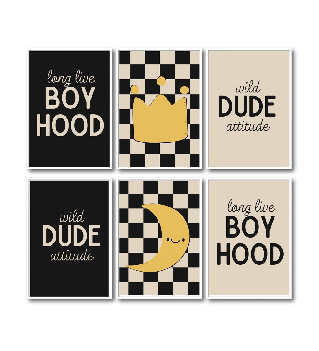 Trendy Boys Bedroom Art, Boy Nursery Print, Boy Crown Art, Boy Bedroom ...