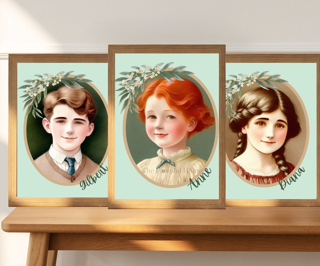 Anne of Green Gables Art Anne With an E Art Anne Gilbert & - Etsy