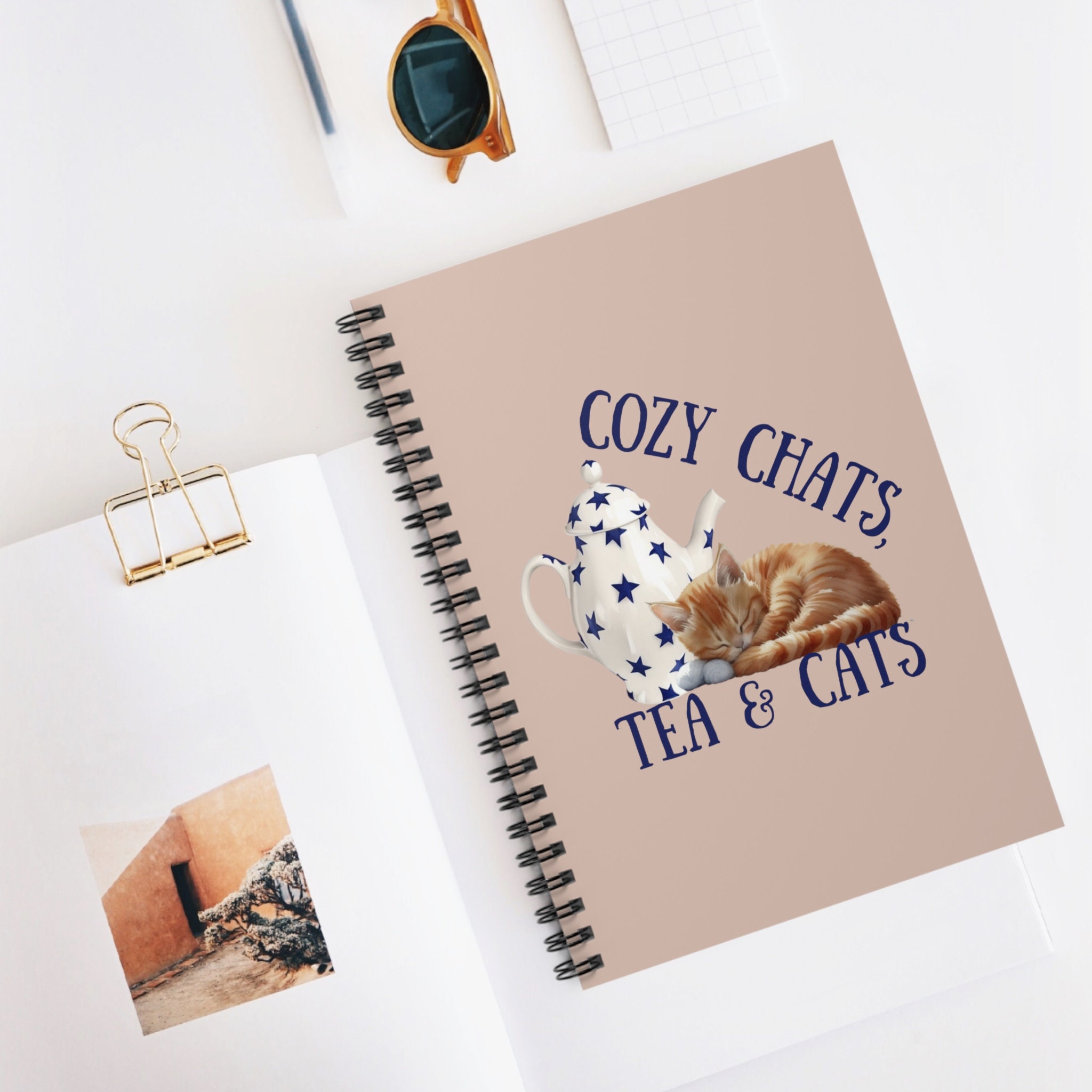 Emma Bridgewater Inspired Notebook, Cat Notebook, Teapot Journal ...