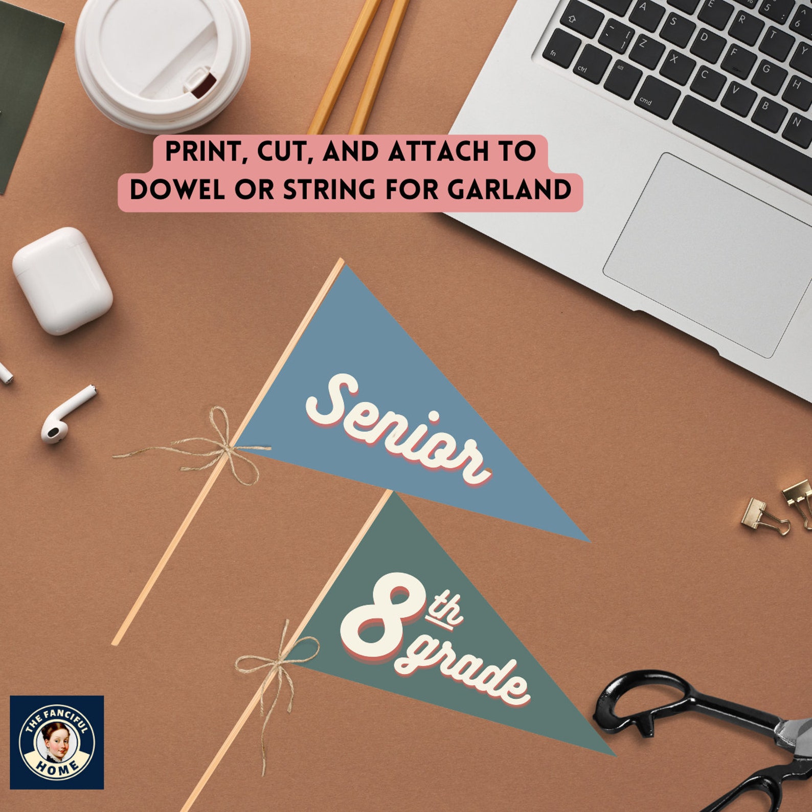 School Pennant Printable back to School Signs, School Picture Props ...