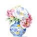 Indigo Spring Original Wall Art Blue & White Chinoiserie - Etsy
