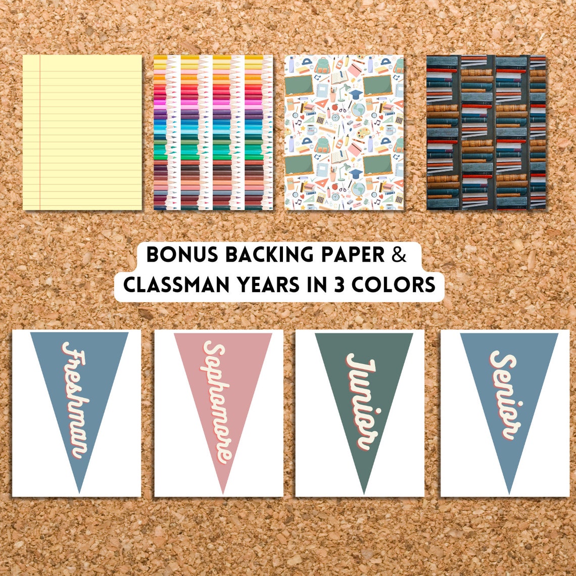 School Pennant Printable back to School Signs, School Picture Props ...