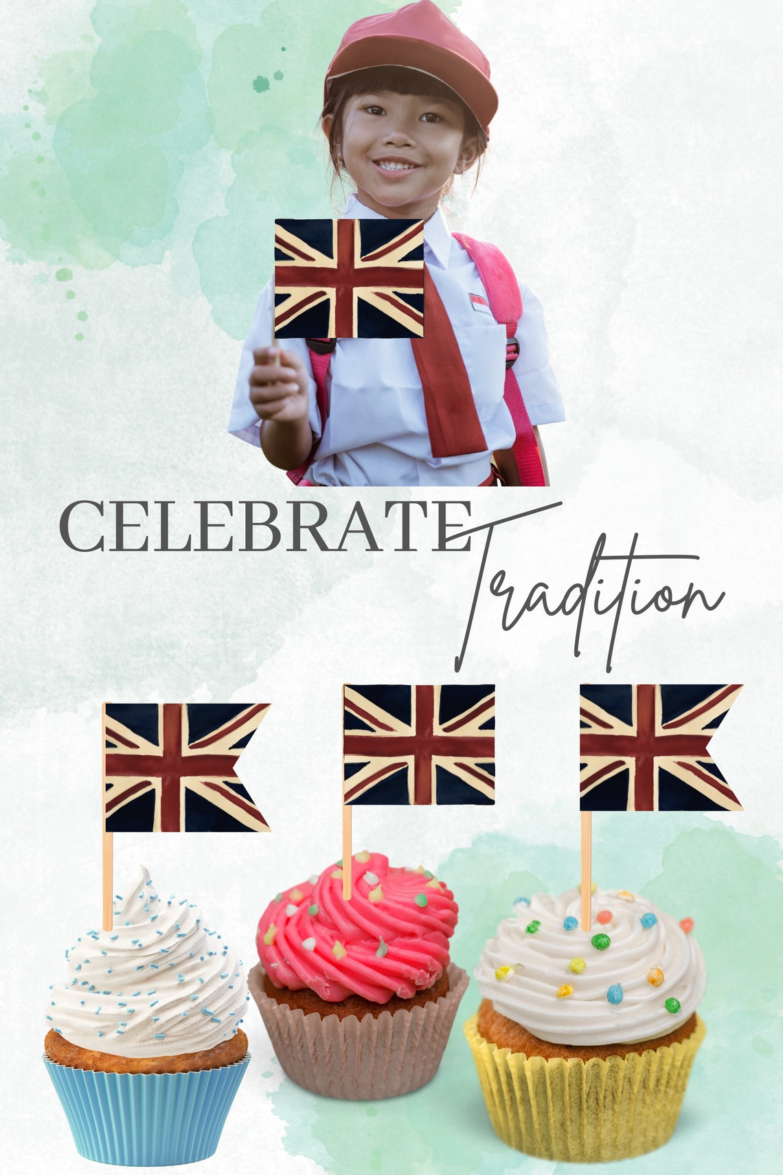 Union Jack Bunting Banner Printable, Coronation Party Bunting Banner ...