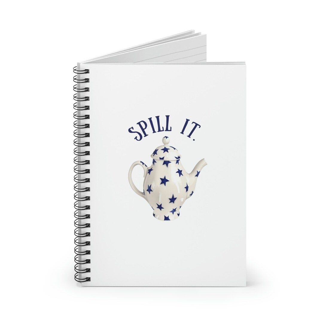 Emma Bridgewater Inspired Notebook, Cottagecore Notebook, Teapot ...