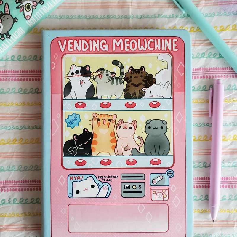 Vending Machine Notebook - Etsy