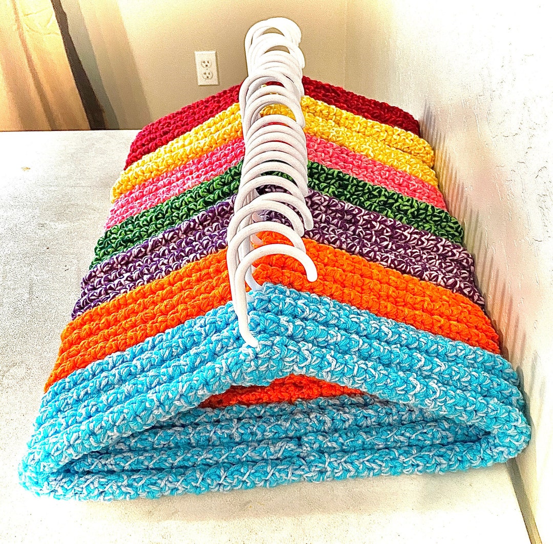 Crochet Non-slip Hanger Cover Pattern: Beginner Friendly (PDF Digital ...