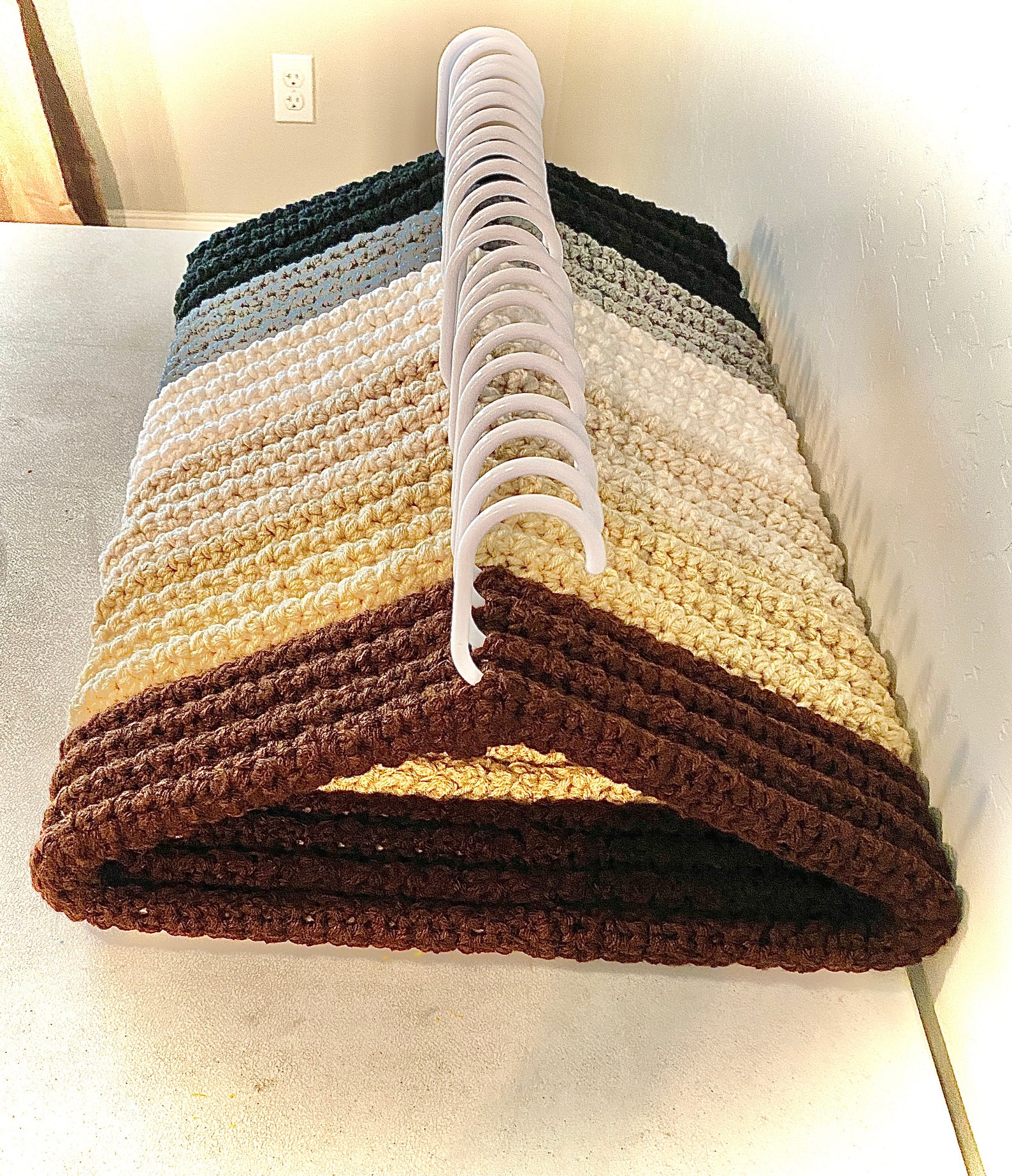 Crochet Non-slip Hanger Cover Pattern: Beginner Friendly (PDF Digital ...
