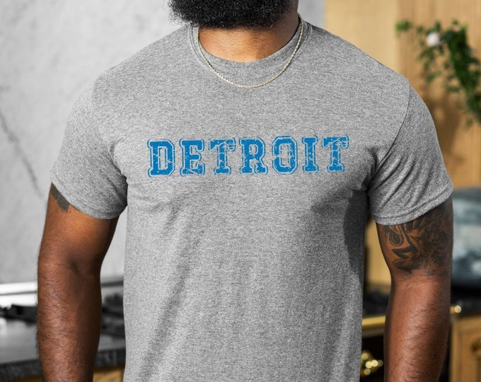 Detroit Football Shirt, Lion Football Gameday Shirt, Detroit Football ...