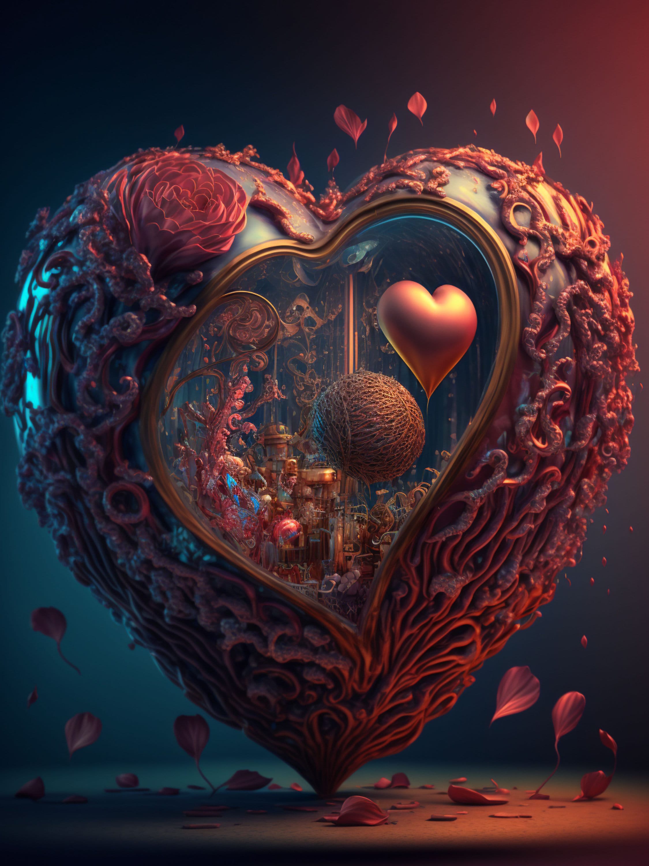 Fantasy Art Heart