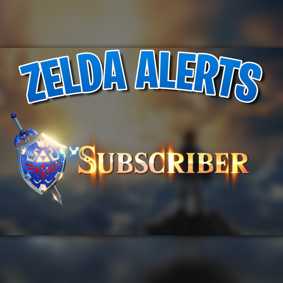 Animated ZELDA Twitch Alerts - ZELDA Sword and Shield Alerts | Stream ...