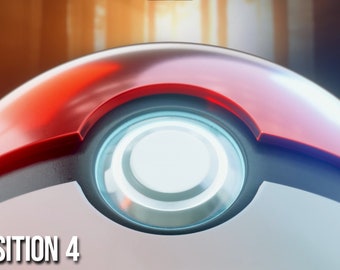 Animated POKEMON POKEBALL Transition Pack - 4x Pokemon Pokeball ...
