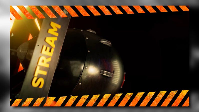 3D Animated NUKE Overlays Screens | Stream Overlay Package, Twitch ...