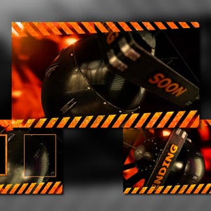 3D Animated NUKE Overlays Screens | Stream Overlay Package, Twitch ...