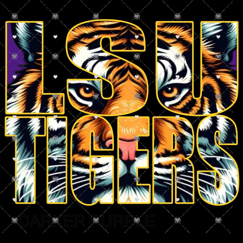 Lsu Svg - Etsy