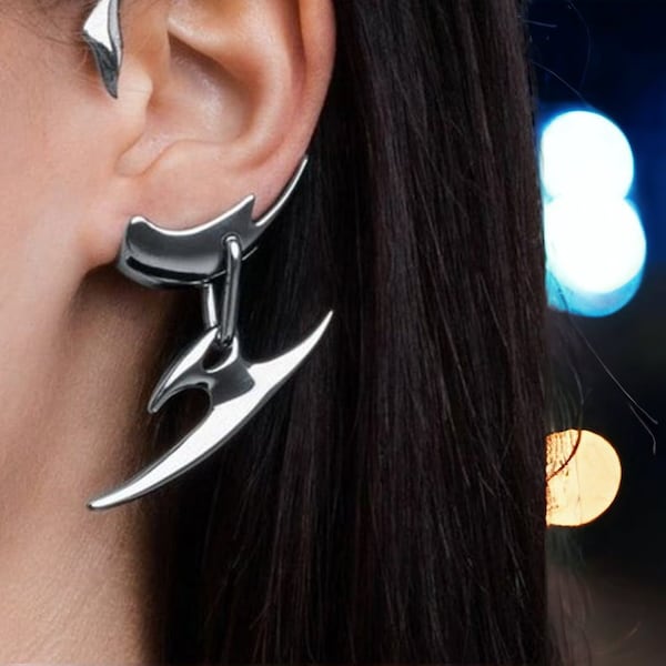 Cyberpunk Ear Cuffs - Etsy