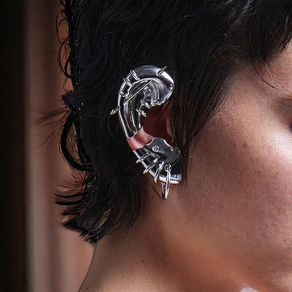 Gothic Ear Cuff - Etsy