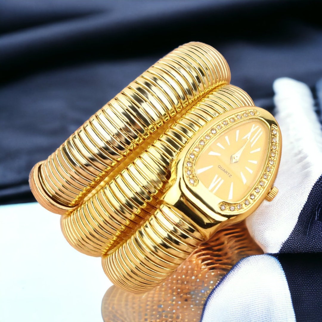 Gold Serpent Watch Gold Snake Watch Silver Snake Watch Gold - Etsy