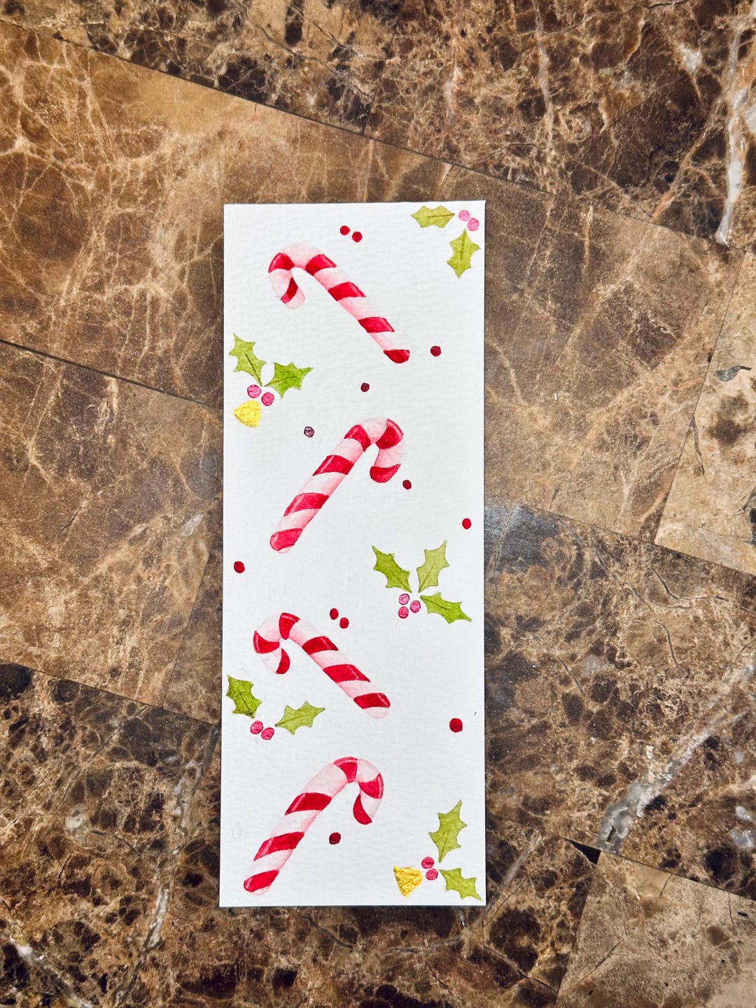 Original Candy Cane Bookmark, Bookworm, Reader, Gifts for Her, Gifts ...