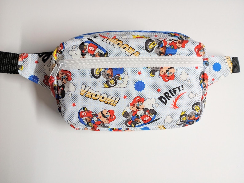 Super Mario Fanny Pack: Adjustable Crossbody Bag - Etsy