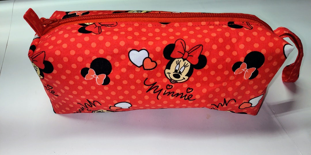 Handmade Minnie Mouse, Bluey, Bingo and Other Characters Pencil Pouch ...