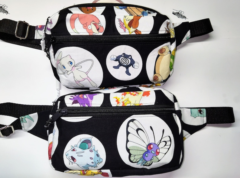 Pokemon Fanny Pack Pikachu Fanny Pack Charmander Fanny - Etsy