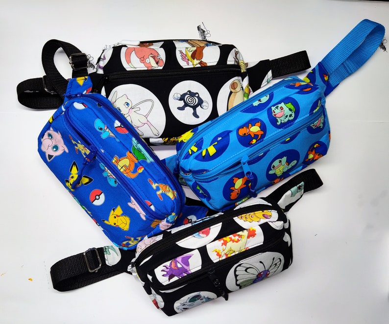 Pokemon Fanny Pack Pikachu Fanny Pack Charmander Fanny - Etsy