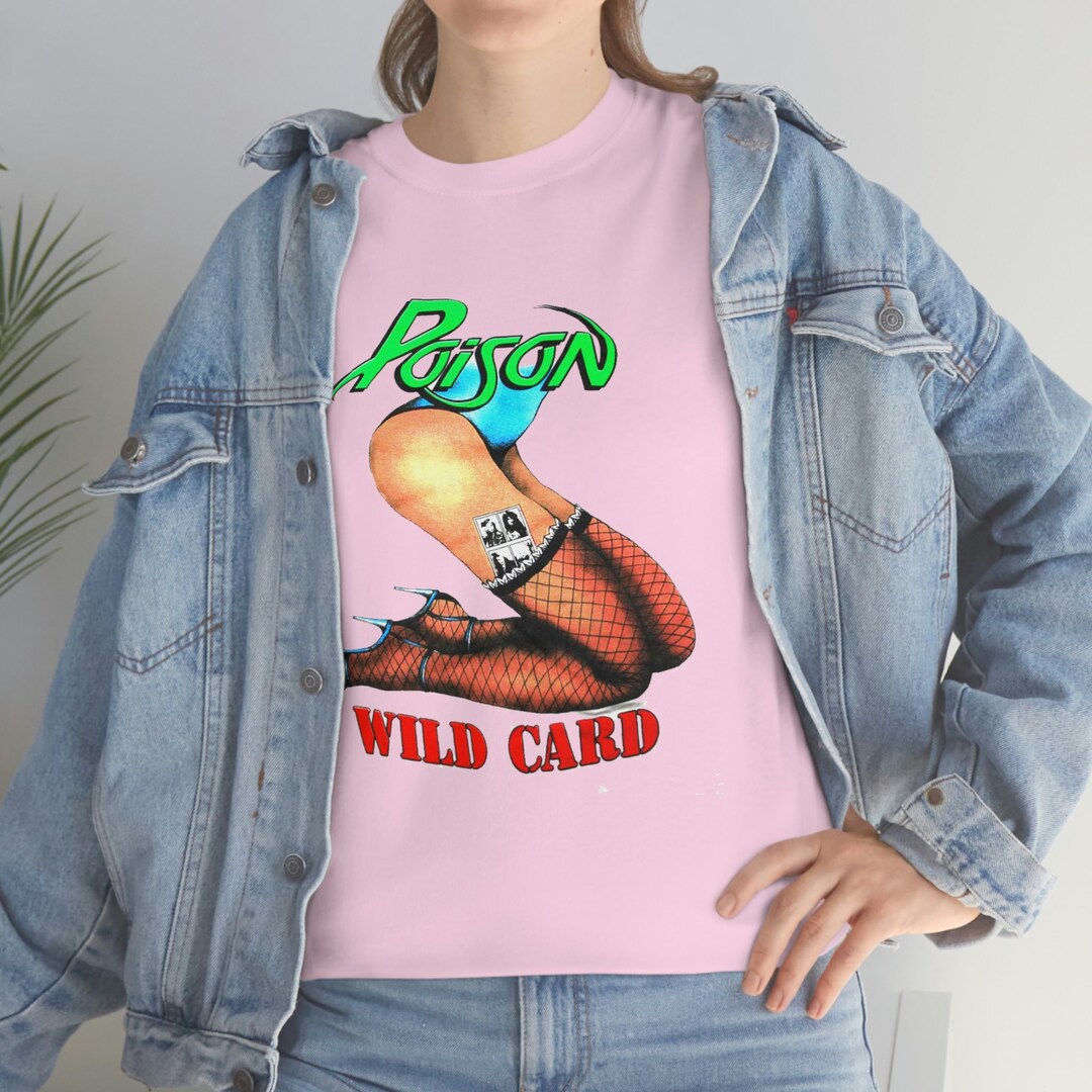 Poison Wild Card Band Poster Album Cover T Shirt All Sizes S-5XL Hard ...