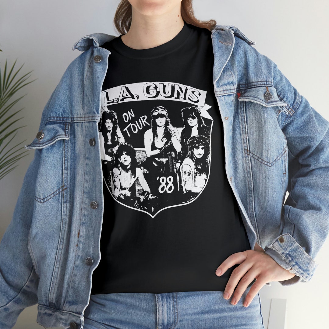 On Tour 88 L.A. Guns Band Poster Album Cover T Shirt All Sizes S-5XL ...