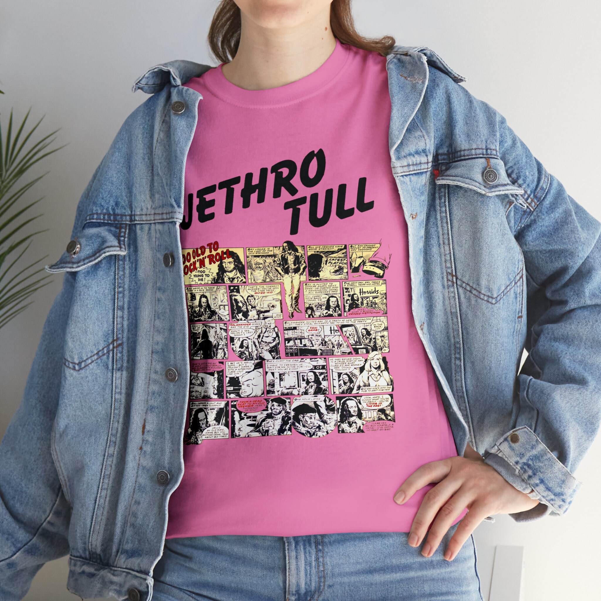 Jethro Tull Too Old to Rock 'n' Roll V2 Band Poster Album Cover T Shirt ...