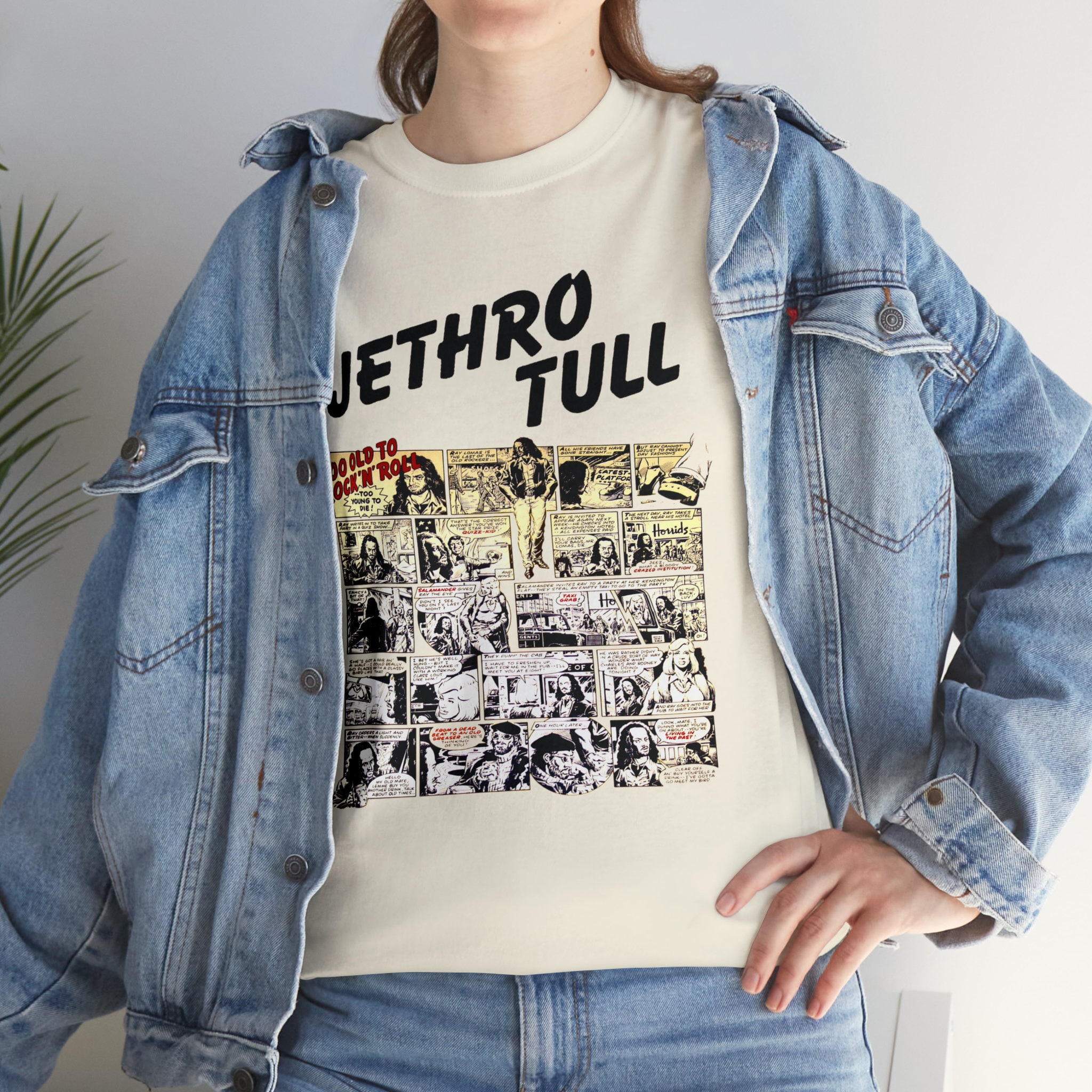 Jethro Tull Too Old to Rock 'n' Roll V2 Band Poster Album Cover T Shirt ...
