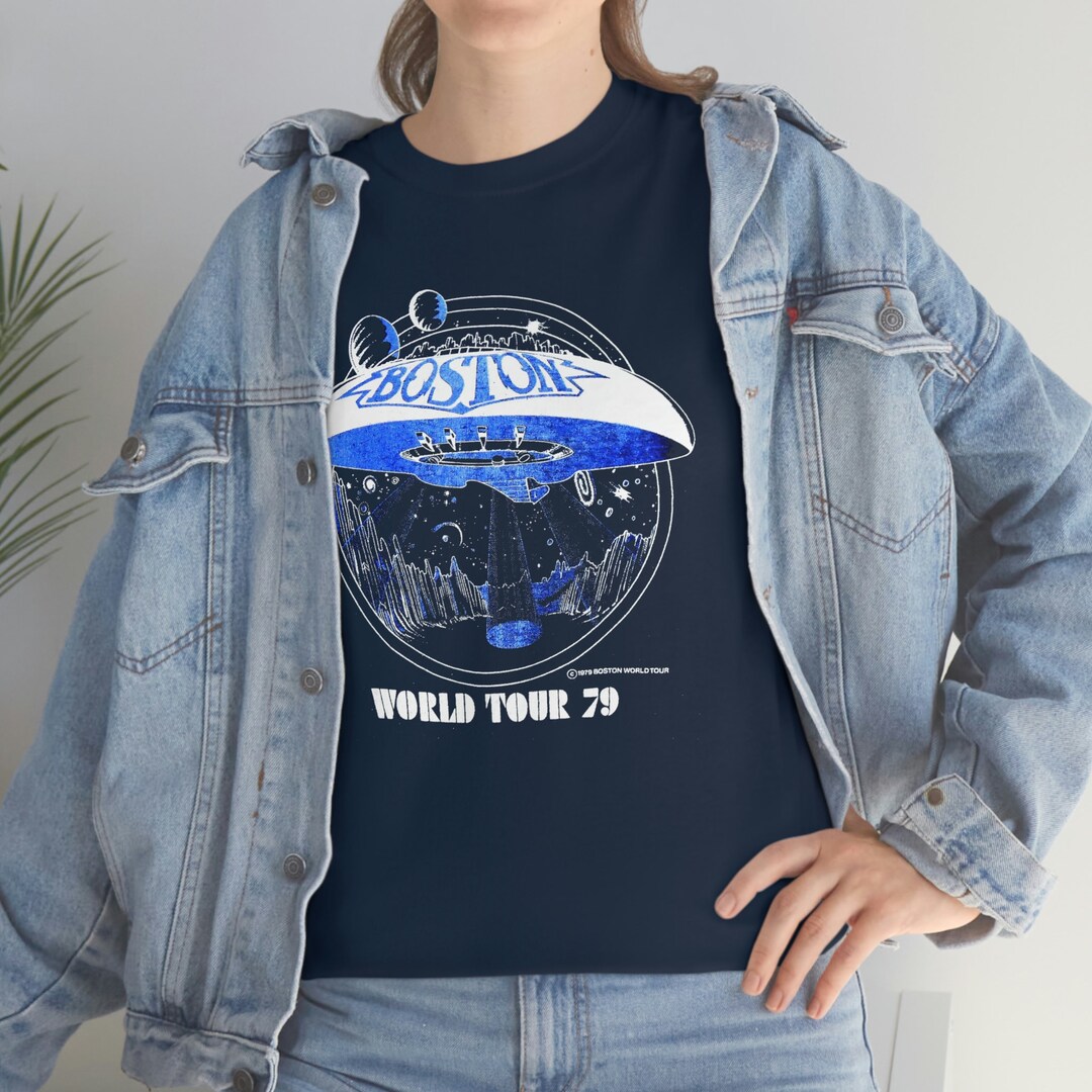 Boston World Tour 79 Poster Album Cover T Shirt All Sizes S-5XL Hard ...