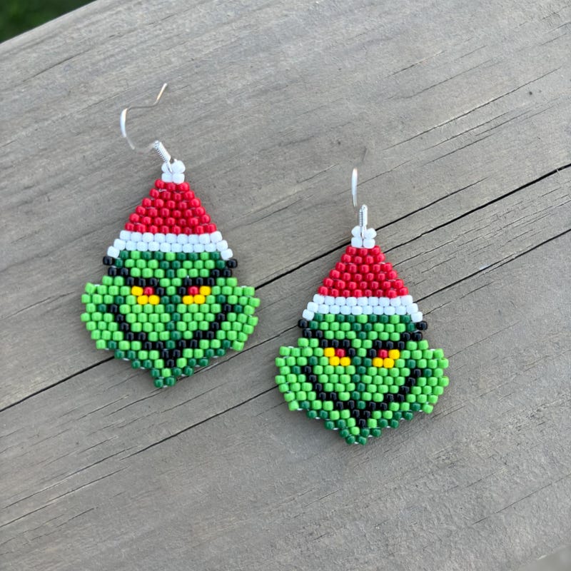 Grinch Beads - Etsy