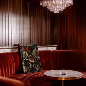 Prohibition Era Wall Hanging | Vintage Brewery Art | Masculine Mancave ...