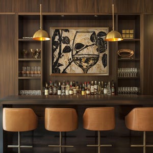 Prohibition Era Wine Wall Art Speakeasy Bar Poster 1920s Wall Hanging ...