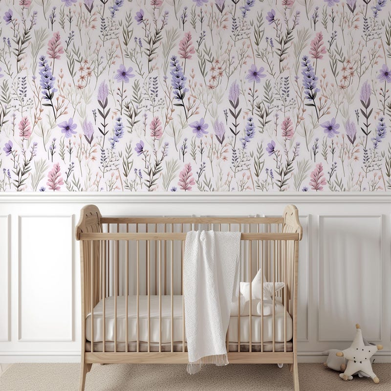 Wildflower Wallpaper - Etsy