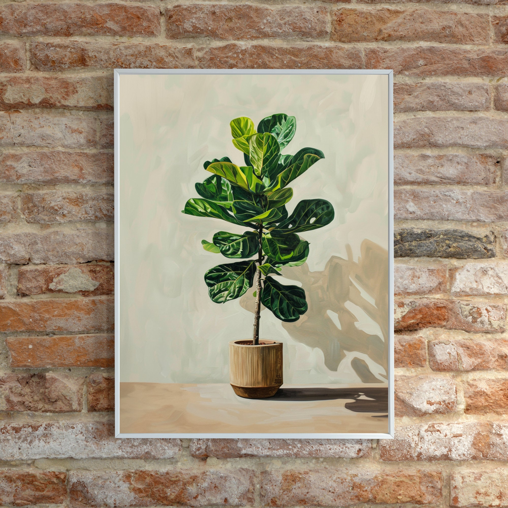 Fig Tree Wall Art Gardener Poster Print Plant Framed Canvas Botanical ...