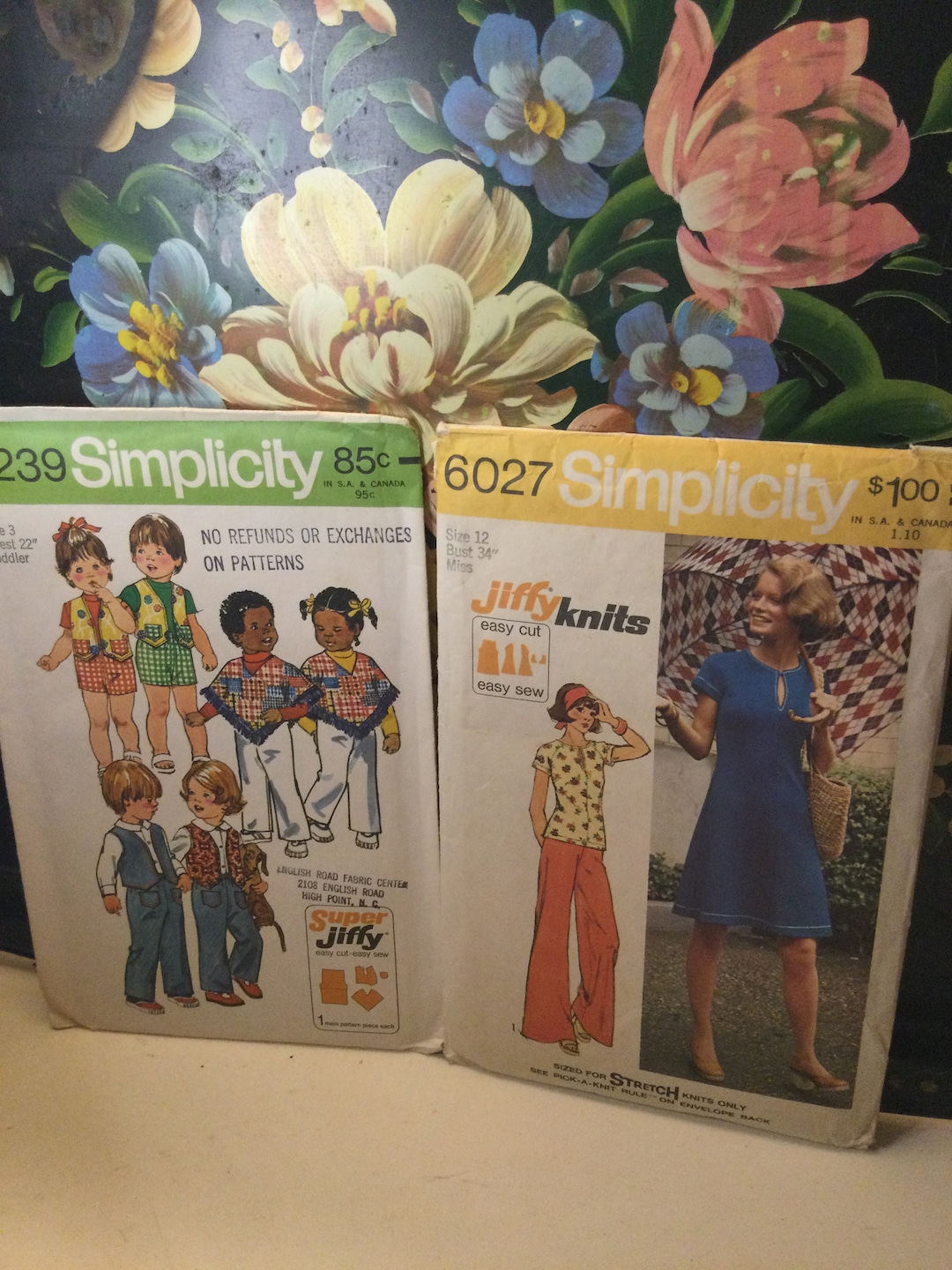 Vintage Set Simplicity Sewing Patterns - Etsy