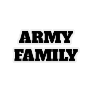 Army Family Sticker - Etsy