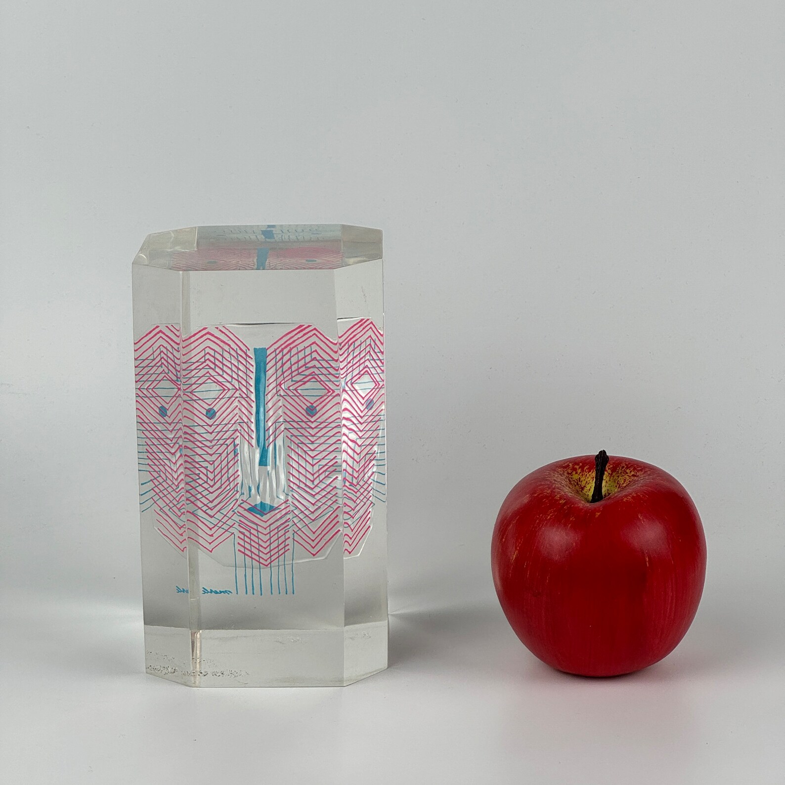 Unbelievable 1970's Lucite Art Cube Sculpture With - Etsy